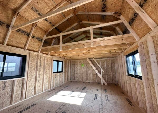 #5L25105, 14x28 Lofted Cabin - Sturdi-Bilt