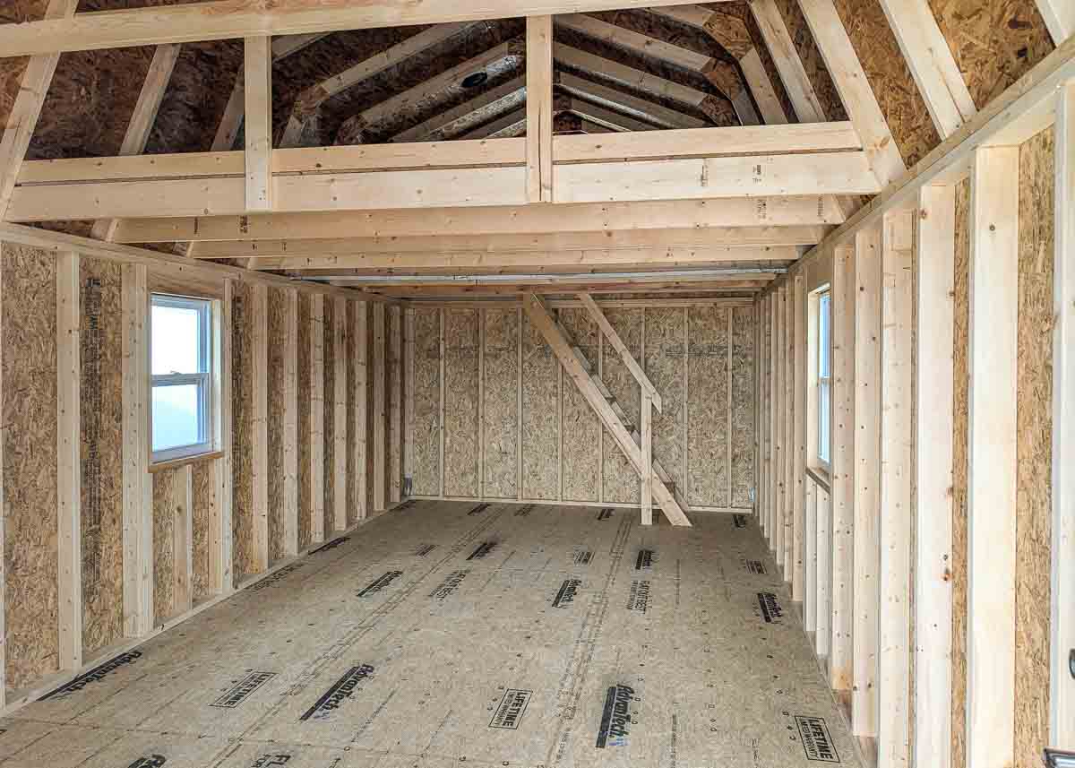#4L25962PS, 12x28 Lofted Cabin - Sturdi-Bilt
